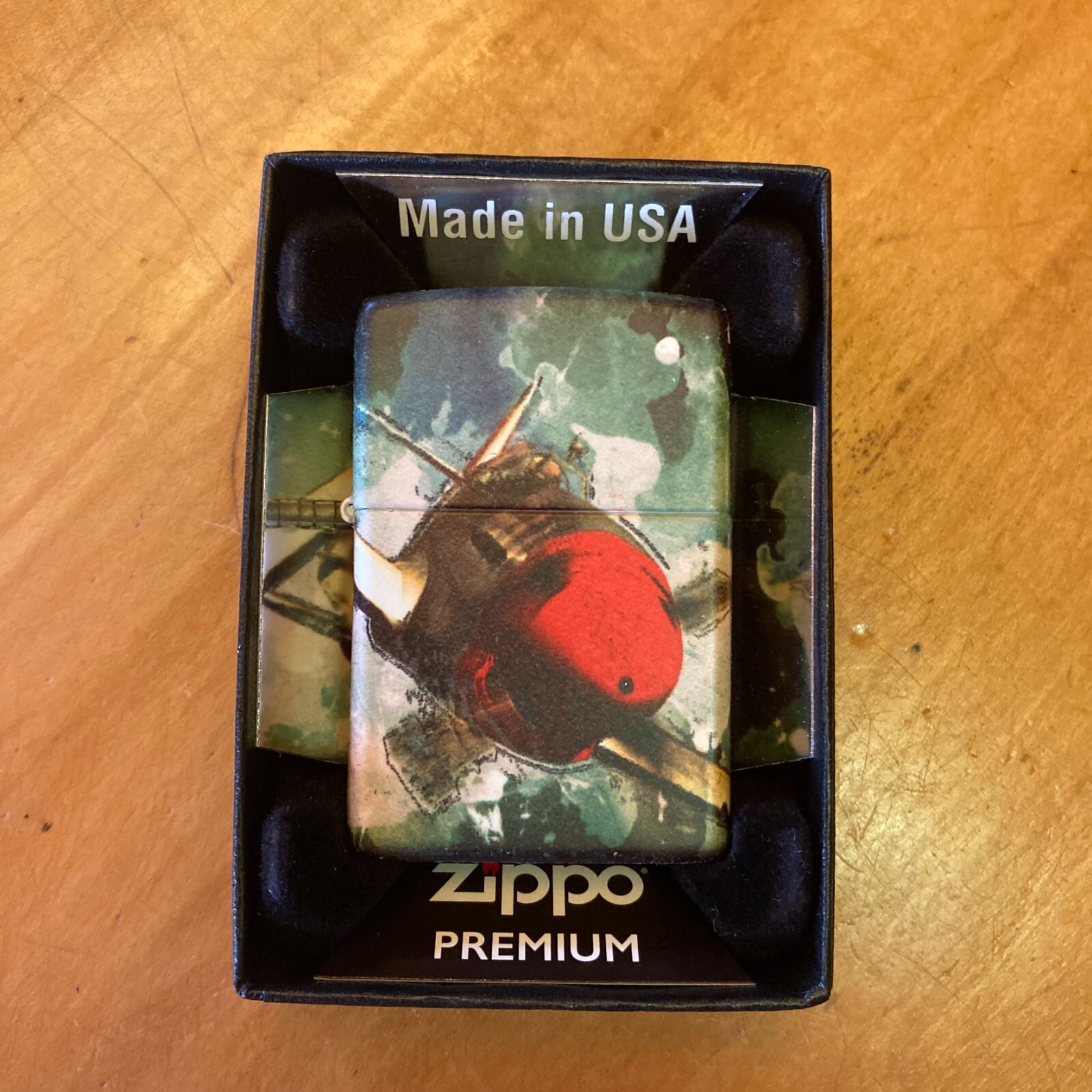 Zippo 03039 WWII Dogfight P-51 Mustang Aircraft 540 Lighter + FLINT ...