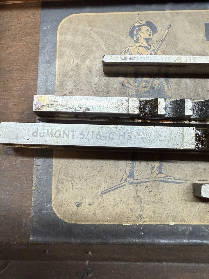 DuMont Minute Man Broach Set No.10 Keyway Broach Kit with Collared Bushings USA | eBay