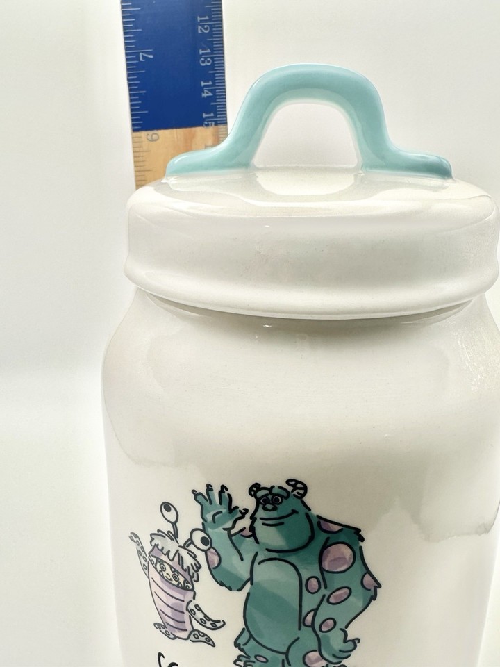 RAE DUNN Monsters Inc Pixar Canister SCREAM JAR Sully & Boo Disney | eBay