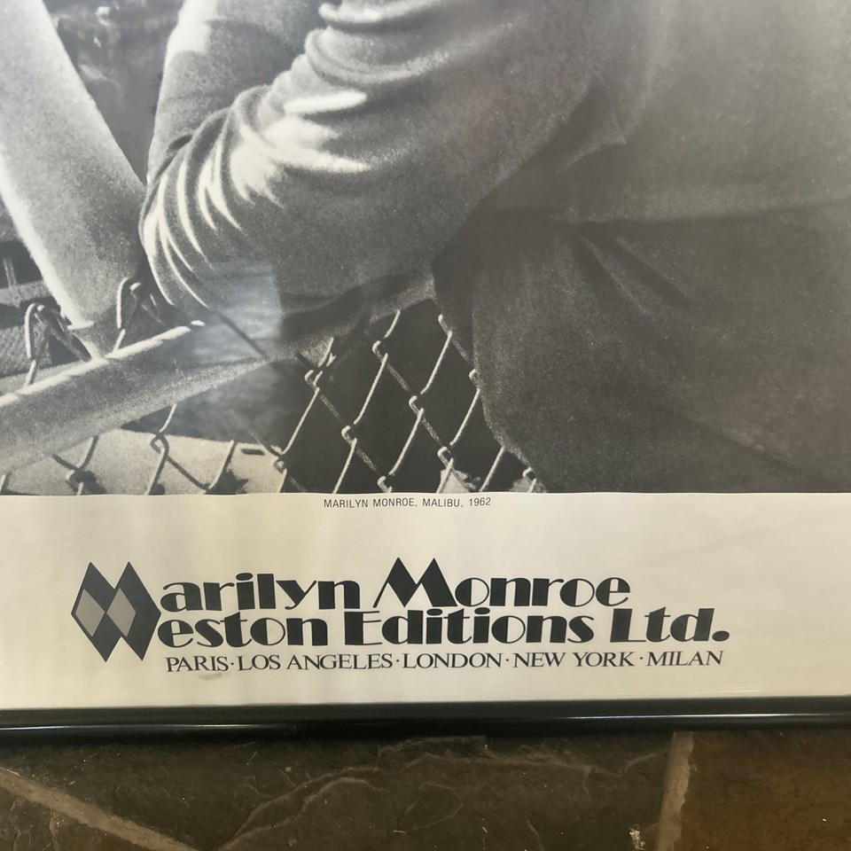 George Barris Marilyn Monroe Malibu 1962 Poster Edward Weston ...