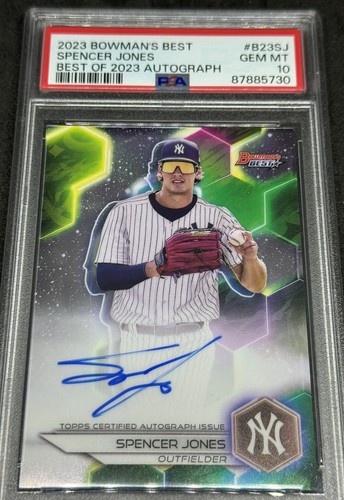 2023 Bowman's Best Spencer Jones Best Of 2023 Autographs Auto #B23-SJ ...