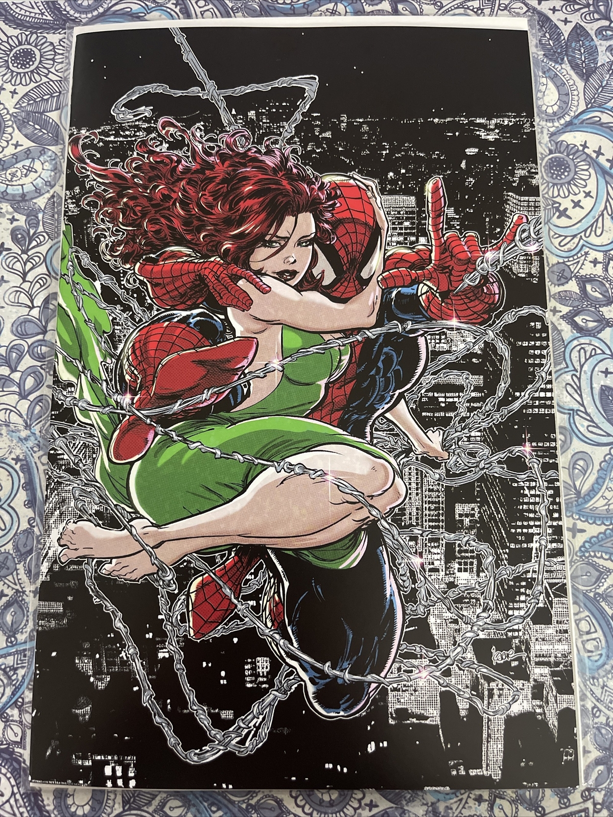 AMAZING SPIDER-MAN #28 KAARE ANDREWS MARY JANE VIRGIN VARIANT COVER ...