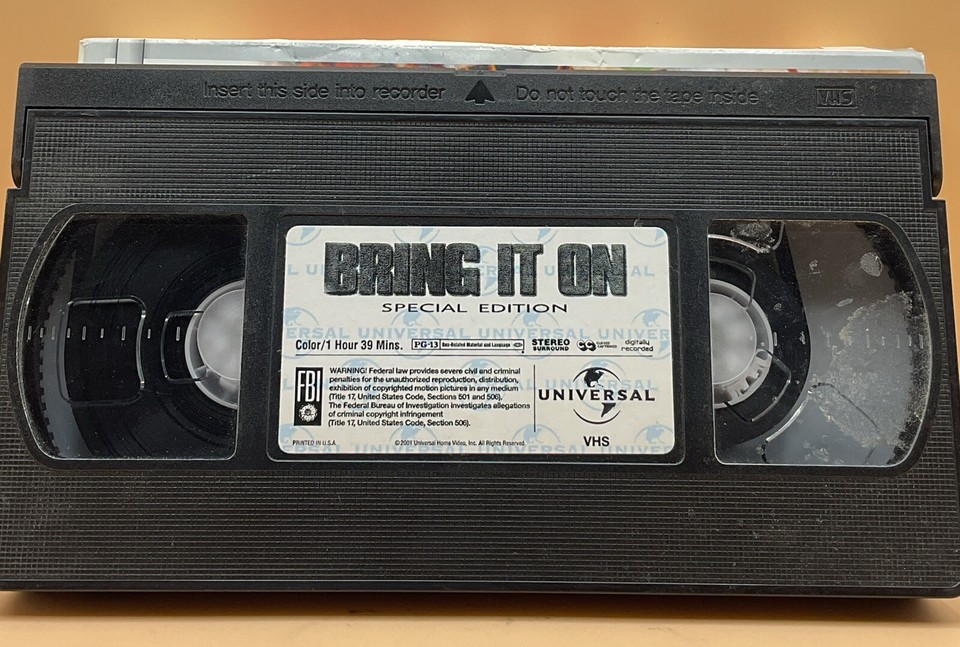 Bring It On VHS 2000 Kirsten Dunst **Buy 2 Get 1 Free** 96898717335 | eBay