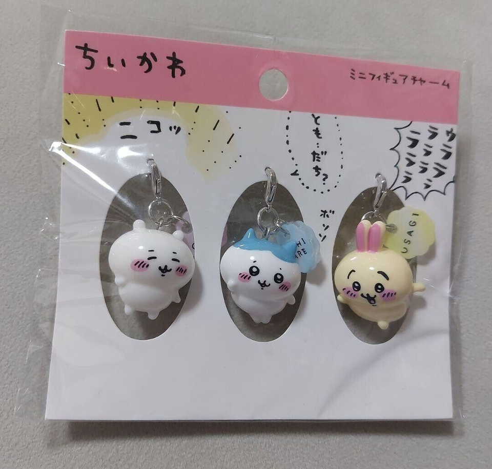 Chiikawa Mini Figure Key Charm Chikawa Rabbit Usagi Hachiware Set Of 3 ...