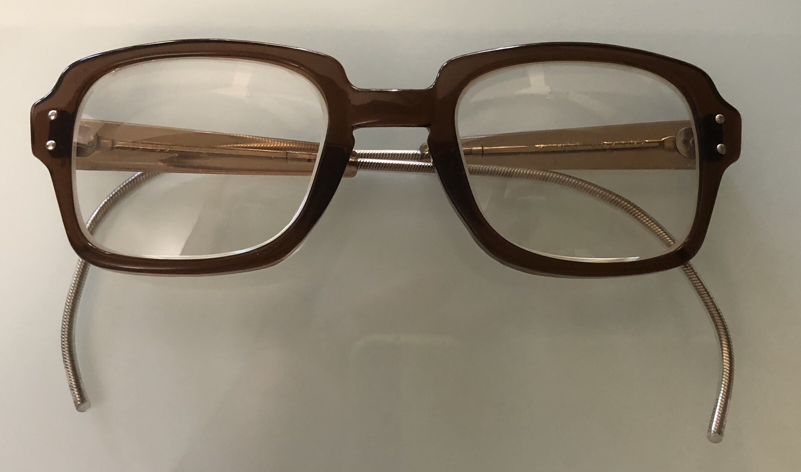 Rare Vtg ROMCO Military Issue Eyeglasses With Wire St… - Gem