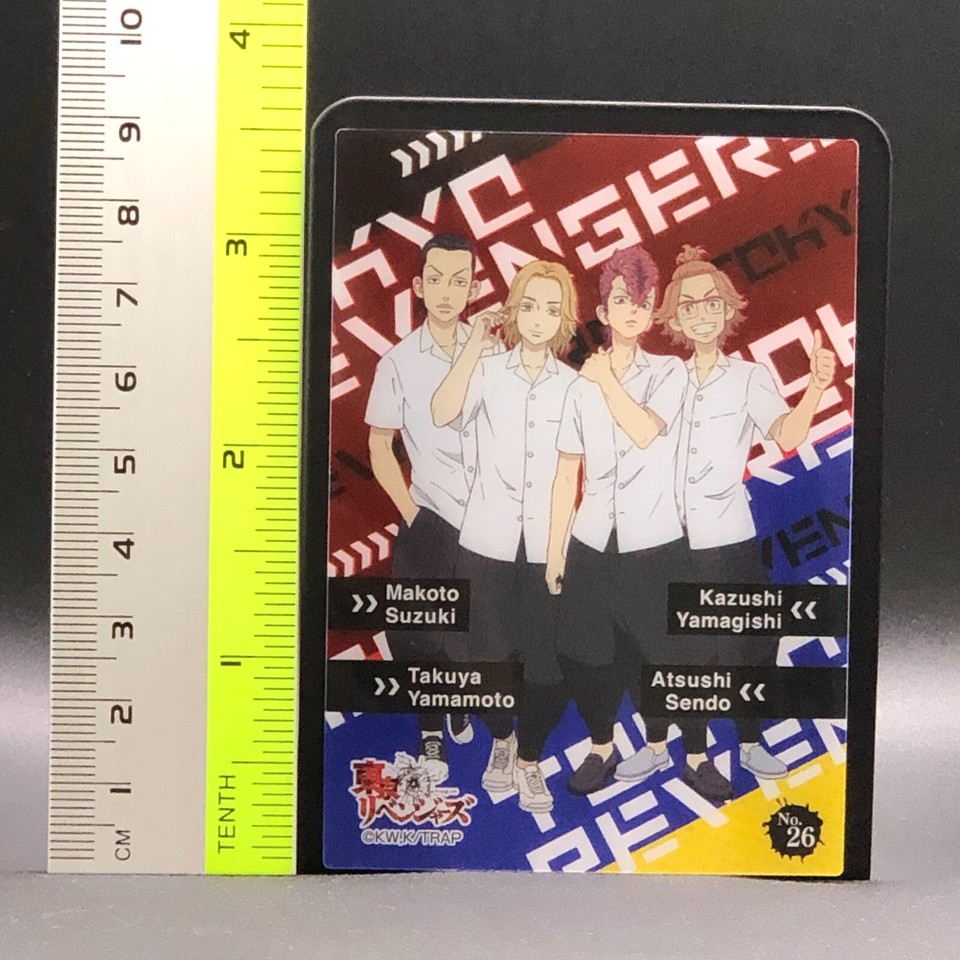 Mako Kazu Taku Atsu Tokyo Revengers No.26 Japanese Collectable Clear ...