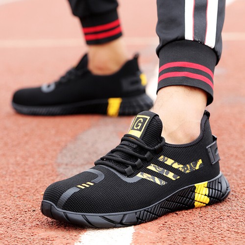 Mens Womens Safety Shoes Steel Toe Cap Light Work Boots Hiking Trainers ...