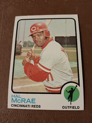1973 HAL MCRAE TOPPS BASEBALL CARD #28 CINCINNATI REDS KC ROYALS KANSAS ...
