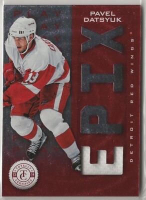 2013 2013-14 Totally Certified EPIX Memorabilia Red Play #EPD Pavel ...