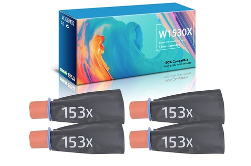 4PK 153X W1530X Toner Compatible for HP Laserjet Tank 1604 1604w 2604 ...