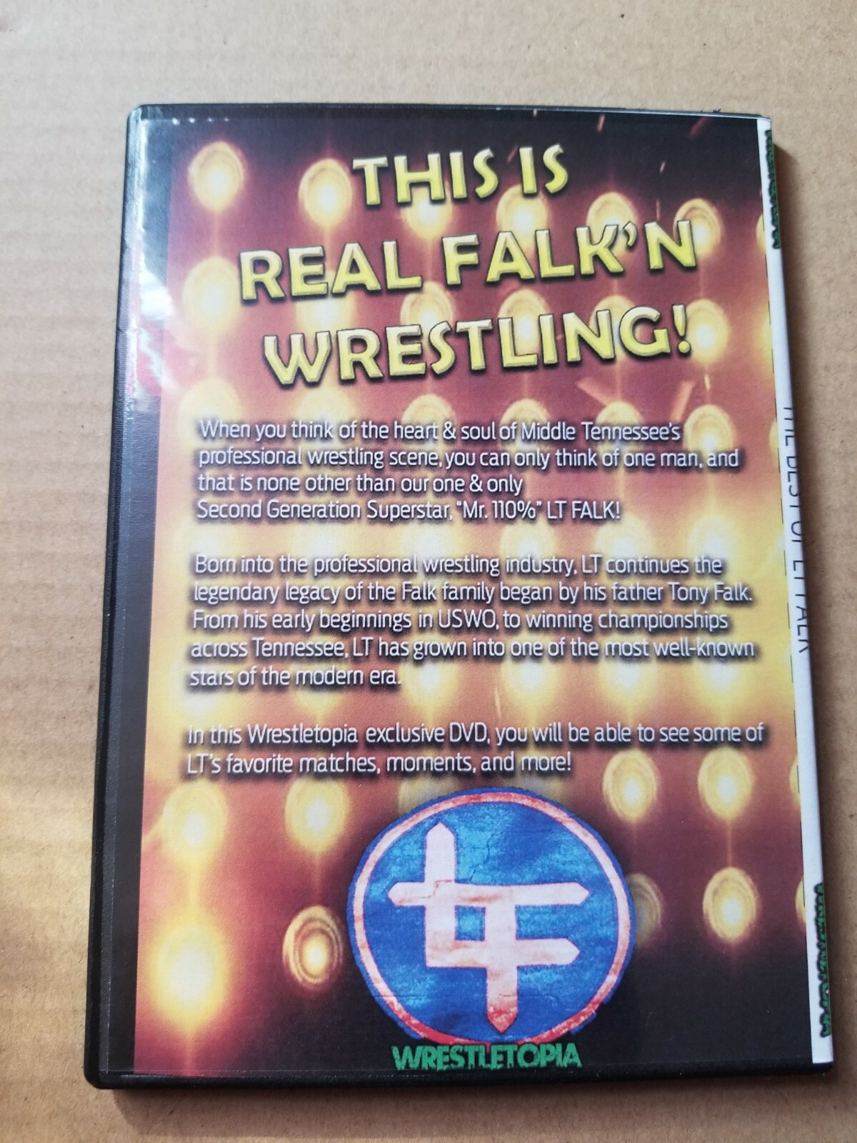 Best of LT Falk Vol.2 Wrestletopia Pro Wrestling DVD NWA AWA WCCW ECW ...