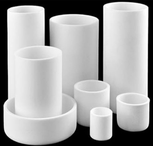 Lab Laboratory Alumina Crucible Al2O3 Aluminum Oxide Cylindric Crucible ...