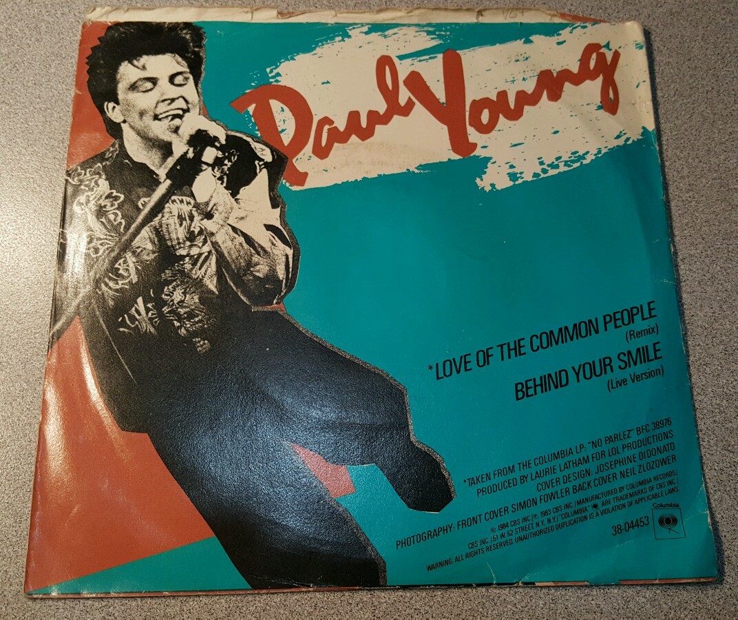 Paul Young ‎– Love Of The Common People (Remix) ~ (VG+) | eBay