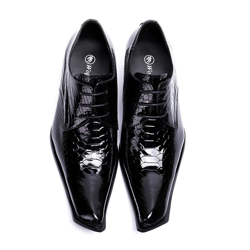 New Men's Leather Dress shoes Lace Up Oxford Shoes Formal Derby Shose ...