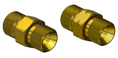 Superior C-50 & C-51 As Western 30 & 31 Twin Hose Coupler Set Oxygen ...