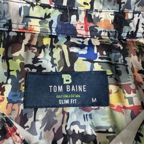 Tom Baine Men's Performance 4-Way Stretch Golf Polo Shirt Slim Fit ...