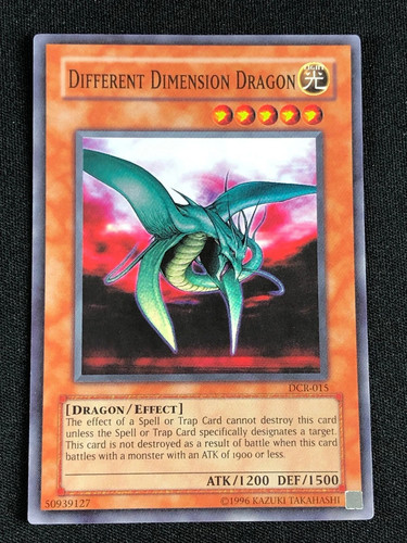 YUGIOH Different Dimension Dragon DCR-015 Super Rare NM | eBay