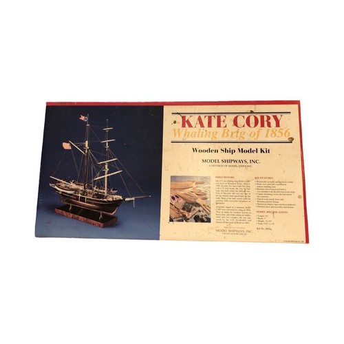 Model Shipways Inc No. 2031 Kate Cory Wooden Ship Kit 1856 | eBay