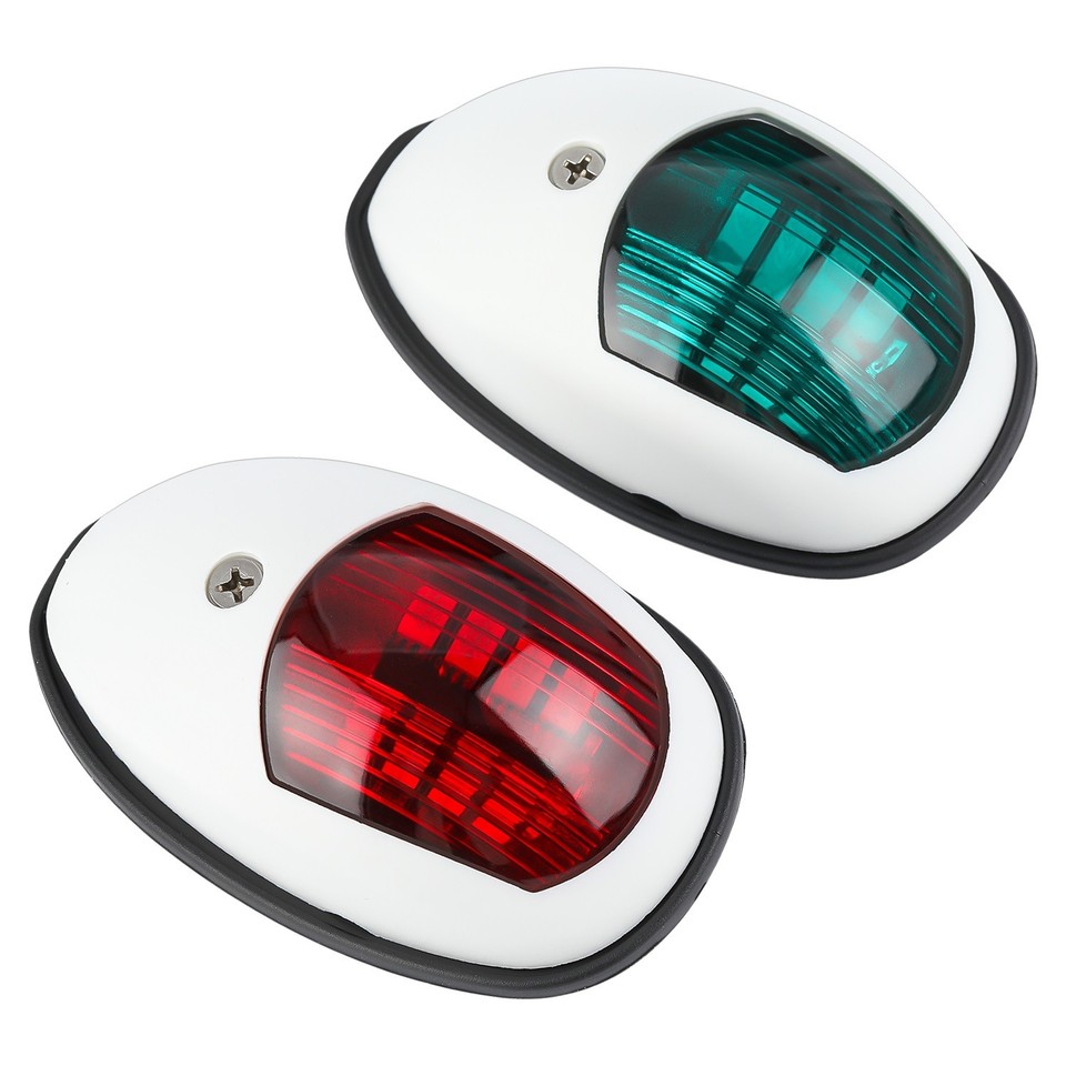 2pcsx LED Navigation Lights Nav Lamp Side Mount Port Starboard Marine ...