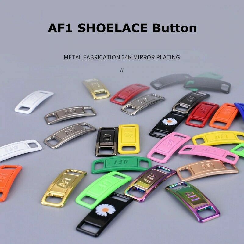 AF1 Replacement Lace Locks Metal Custom Sneaker Tags Badge Air Force ...