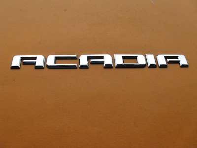 07 08 09 10 11 12 13 14 15 16 GMC ACADIA REAR EMBLEM LOGO BADGE SYMBOL ...