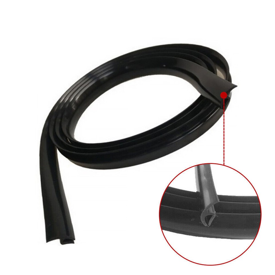 Universal 1.7M/5.6FT Car Front Windshield Wiper Panel Hood Rubber Seal ...