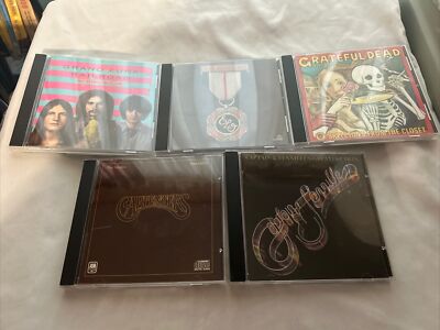 Lot of 5 Classic Rock CDs Grand Funk Railroad ELO Grateful Dead ...