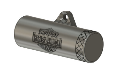 Improved Sealed Stash Tube w/ Emblem for Motorcycle, Boat, ATV - Color ...