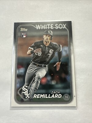 Zach Remillard 2024 Topps Series 1 Rookie Card #222 Chicago White Sox ...