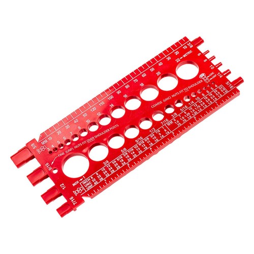 Drill Bit Gauge Multipurpose Handy Tool inch and Metric Measurement ...