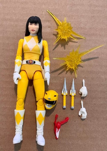 Power Rangers Lightning Collection MMPR Yellow Ranger Trini Figure ...