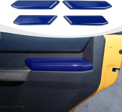 Blue Interior Door Armrest Handle Panel Trim For Ford Bronco 2021-23 ...