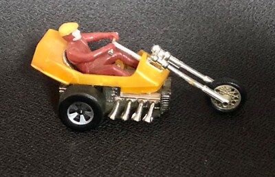 Hot Wheels CHOPCYCLES SPEED STEED GOLD MATTEL SIZZLERS 1971 5844 NEVER ...