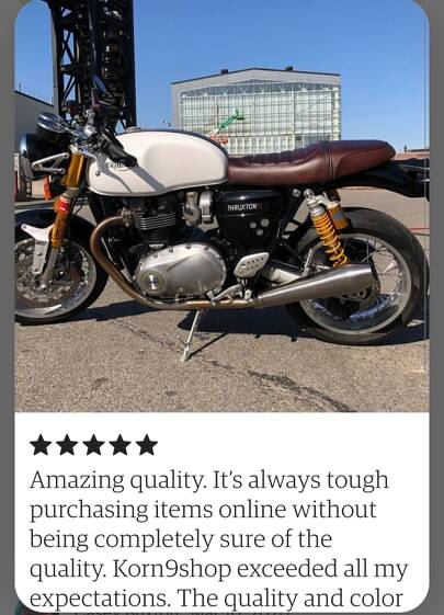 THRUXTON R (Real Leather)Seat for TRIUMPH Thruxton (R) 1200 (RS) 2016 ...