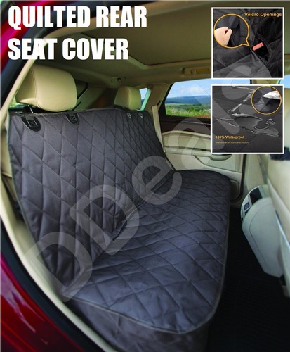 Quilted Car Rear Back Seat Cover Protector Pet Dog For Mitsubishi ...