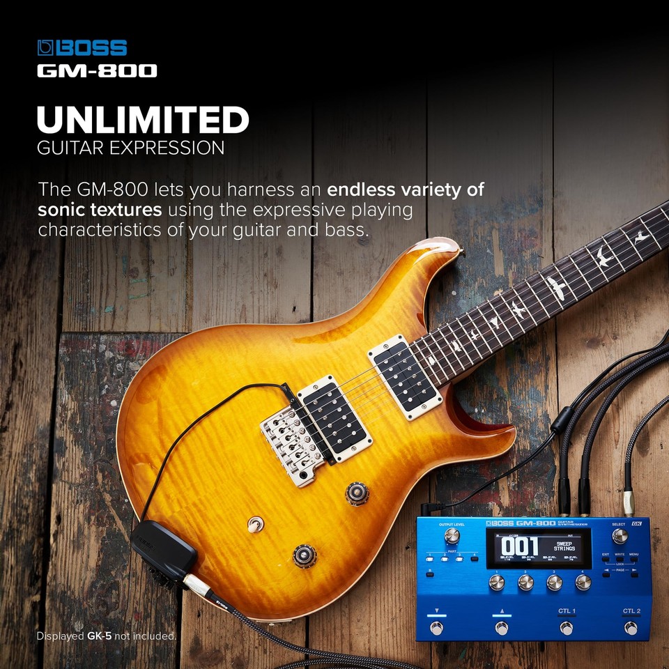 BOSS GM-800 Guitar Synthesizer Brand New 100% Genuine GM800 Guitar ...