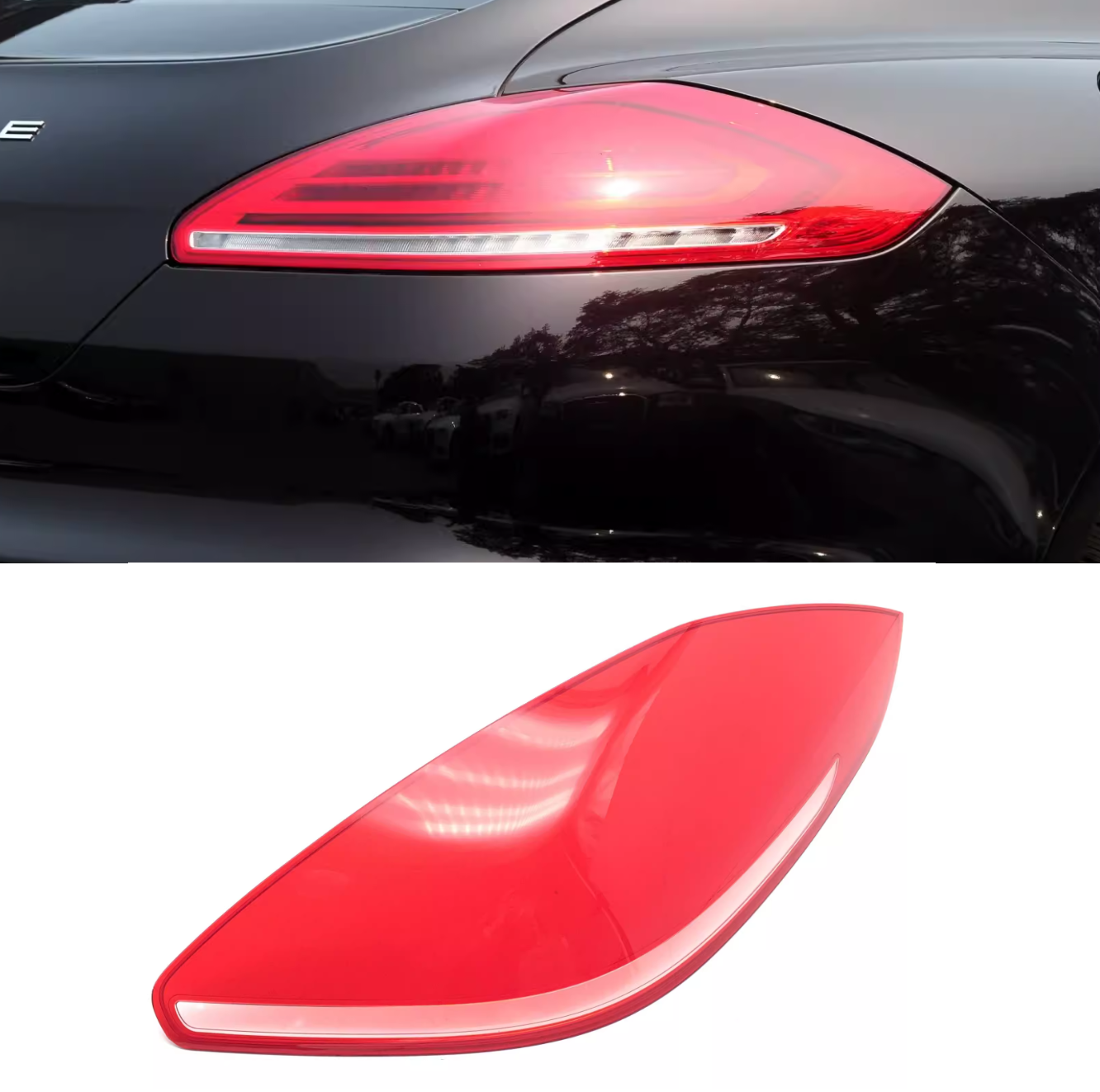 For Porsche Panamera 970 Tail light Lens Cover Replace 2014 2015 2016 ...