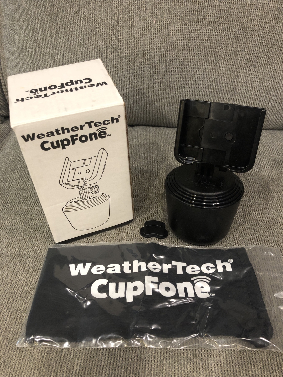 WeatherTech CupFone Universal Adjustable Phone Cup Holder Car Mount ...
