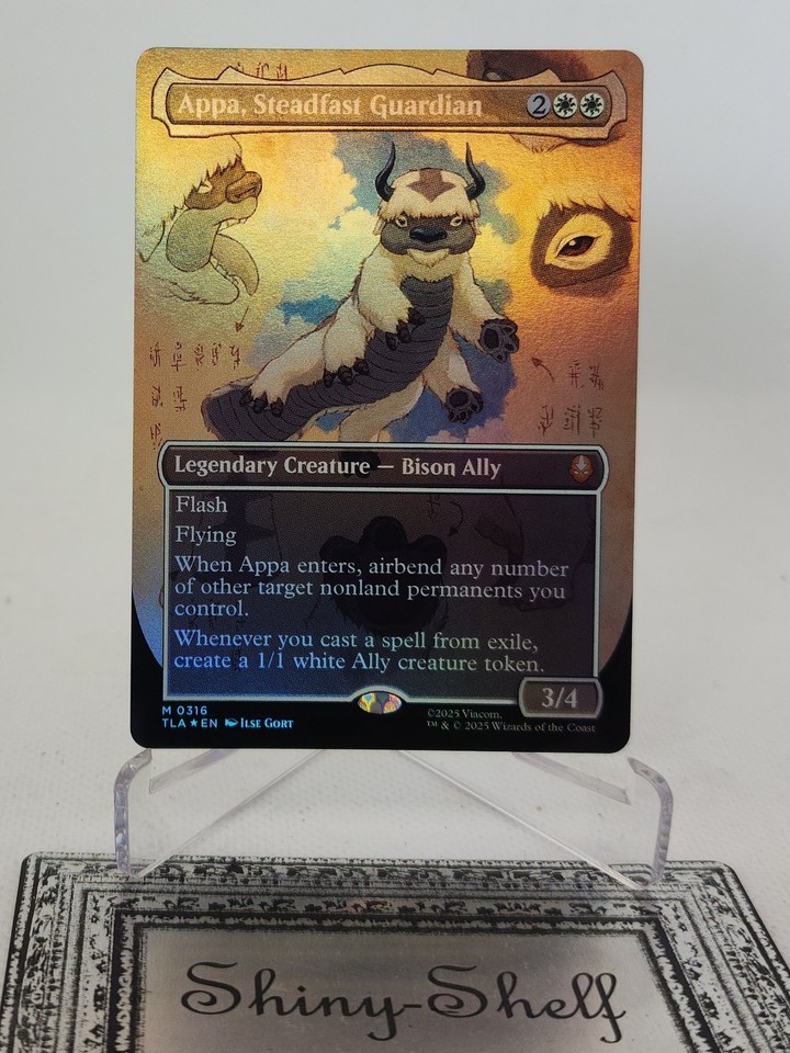 Appa, Steadfast Guardian - Foil - Borderless - TLA - 316 - MTG | eBay ...