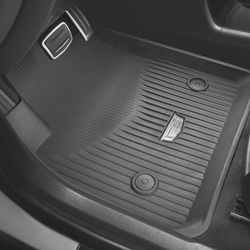 OEM 1st & 2nd Row All-Weather Floor Liners in Dark Titanium '20-'26 ...