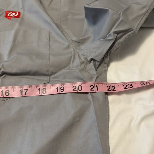 2 NEW Walgreens Logo Employee Uniform Shirt Men Small Gray L/S Button ...