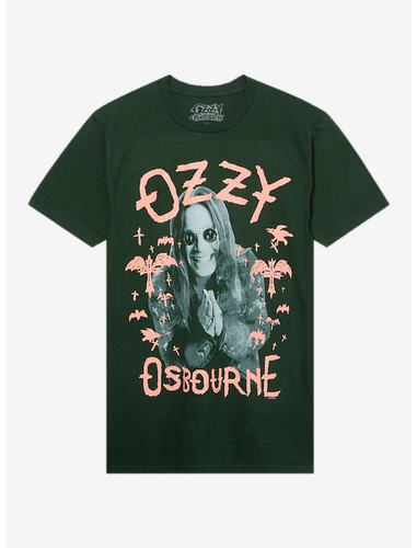 Ozzy Osbourne Pink Bats Portrait Tee – Classic Rock Band Shirt for Fans ...