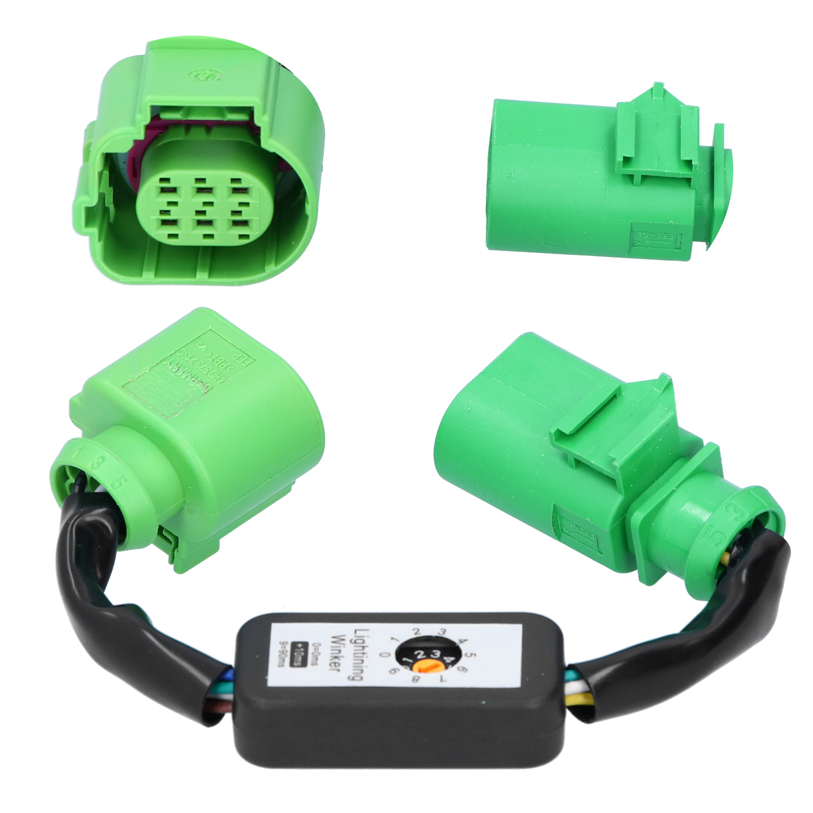 Car LED Tail Lights Dynamic Turn Signal Adapter Harness Blinker Module ...