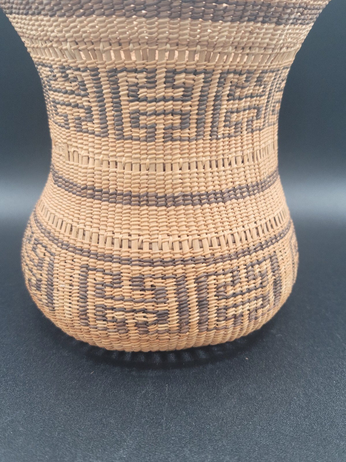 Vintage Yekuana Basket Amazon Venezuela Woven Flare Shape Wiwal Decor ...