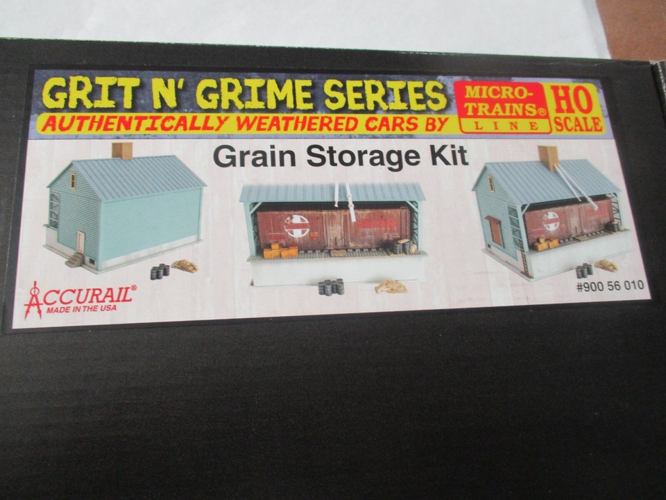 Accurail Weathered by Micro-Trains # 90056010 Grain Storage Kit HO ...
