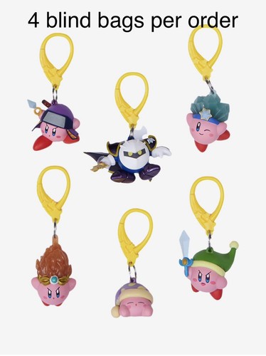 Kirby Backpack Hangers GLOW IN THE DARK Series 3 Lot Of 4 New Sealed ...