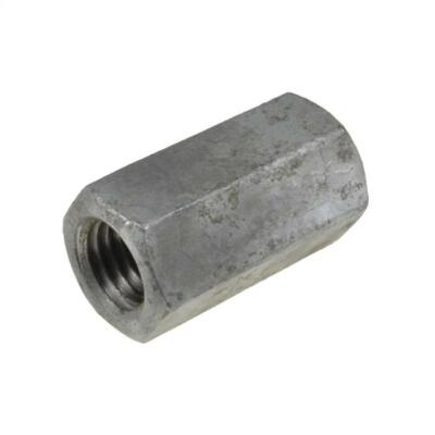 Pack of 1 Galvanised Hex Rod Coupler M24 x 72mm Connection Extension ...