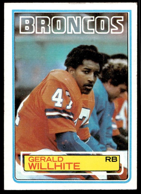 1983 Topps - #270 Gerald Willhite (RC) for sale online | eBay