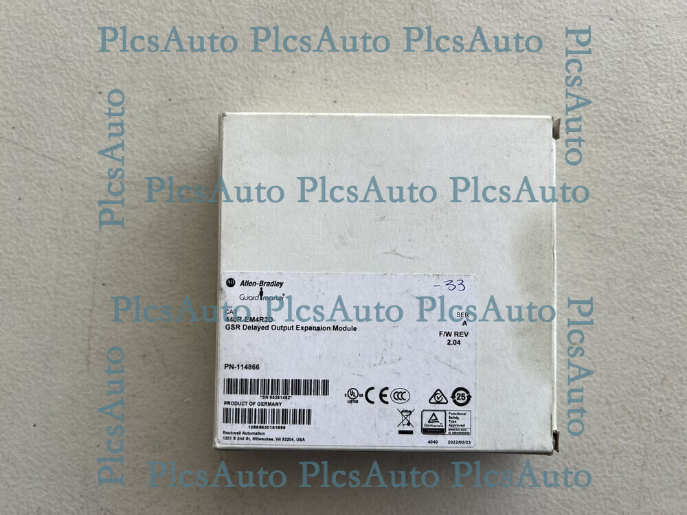 New AB 440R-EM4R2D Allen-Bradley Guardmaster GSR Delayed Expansion ...