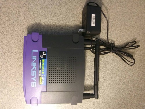 Linksys-Wireless-G Broadband Router With 4-Port Switch-Model: WRT54G | eBay